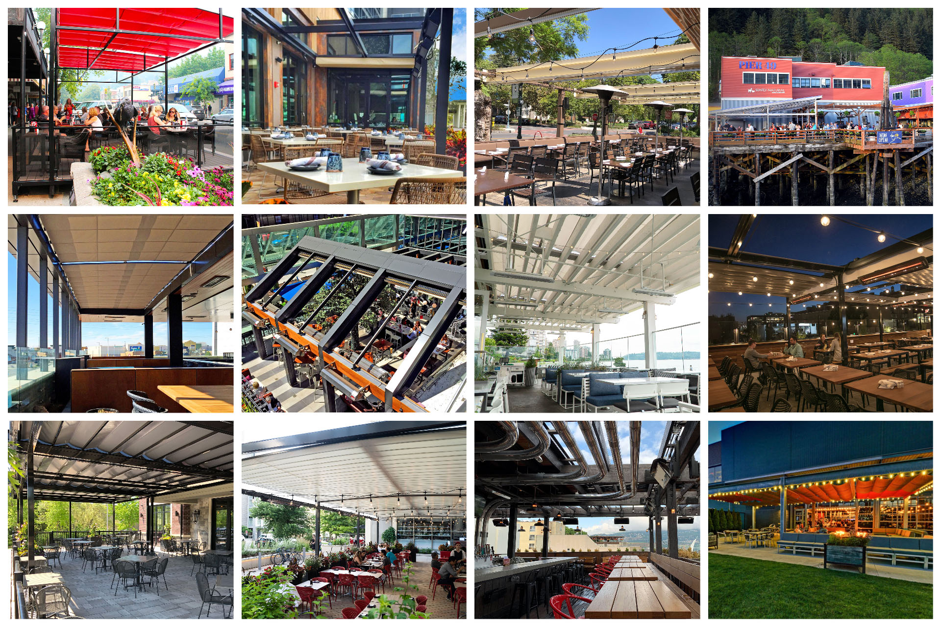 Restaurants Featuring Covered Patios by ShadeFX - ShadeFX